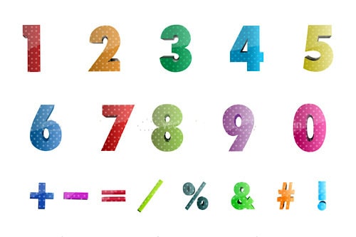 Colourful Math Character Pack - Vectorjunky - Free Vectors, Icons ...